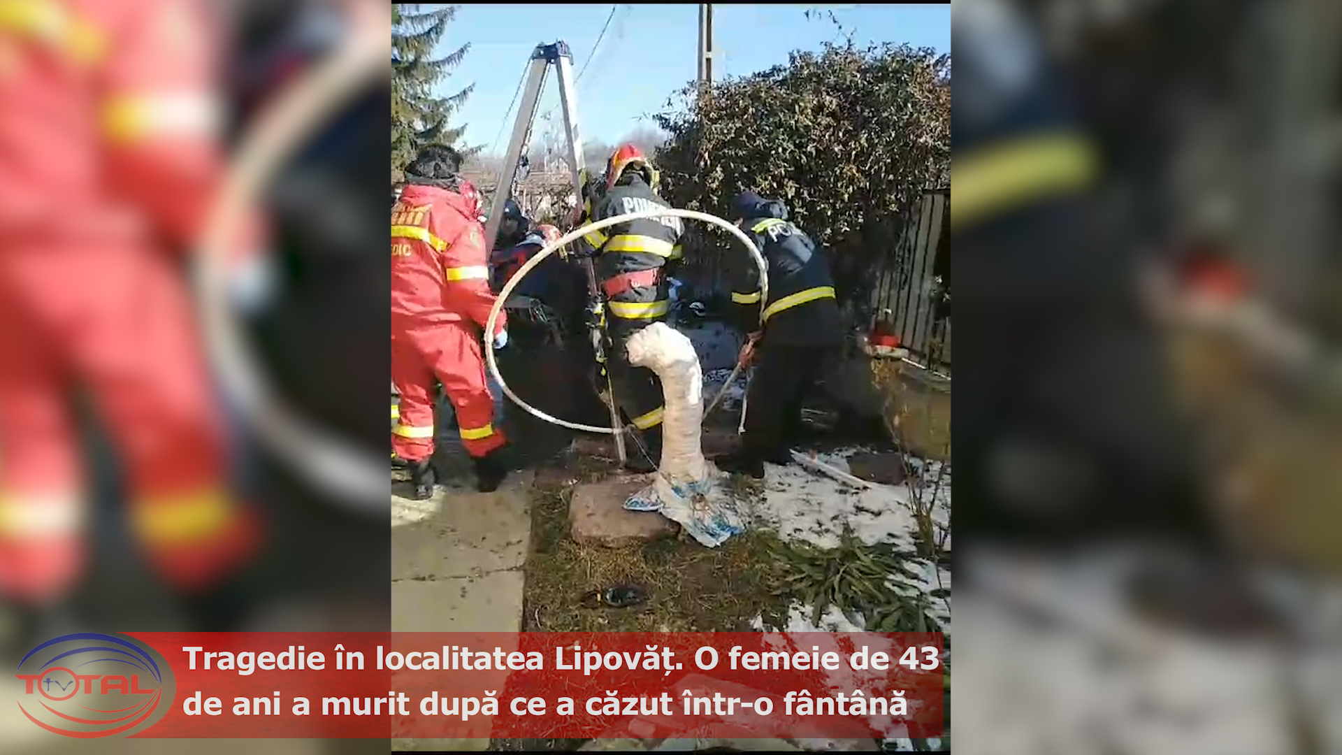 VIDEO//Tragedie în localitatea Lipovăț. O femeie de 43 de ani a murit ...